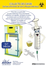 Récupération des déchets médicaux